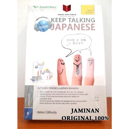 Jual Buku Bahasa Jepang KEEP TALKING JAPANESE + CD Audio | Shopee Indonesia