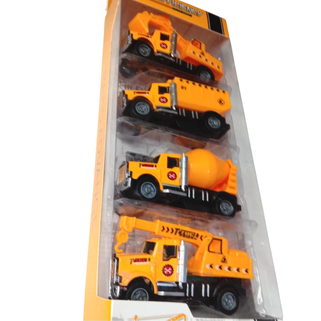 Jual Mobil Truk Konstruksi Set isi 4pcs Building Team Truck Alloy Pack ...