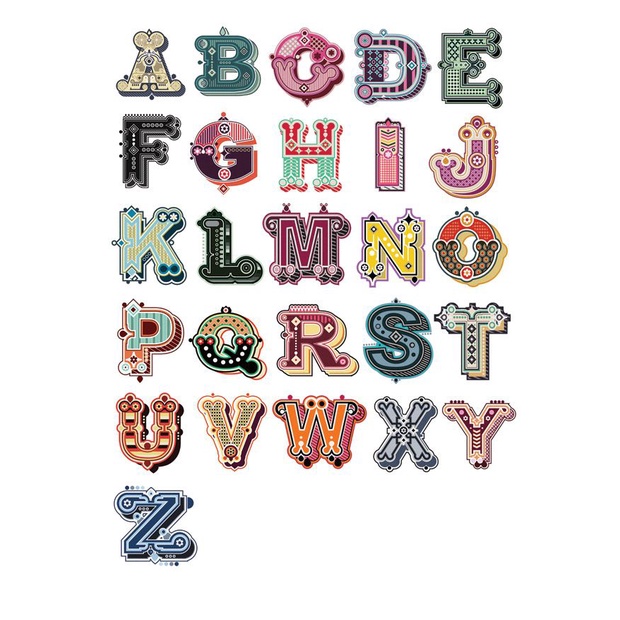 Jual STICKER ALPHABET AESTHETIC STIKER AESTHETIC VINTAGE STIKER TUMBLR AESTHETIC STICKER CASE ...