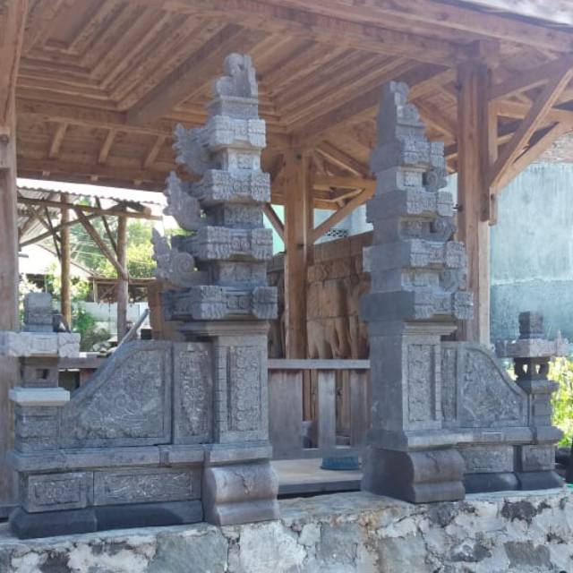 Jual Gapura batu lava merapi clasik | Shopee Indonesia
