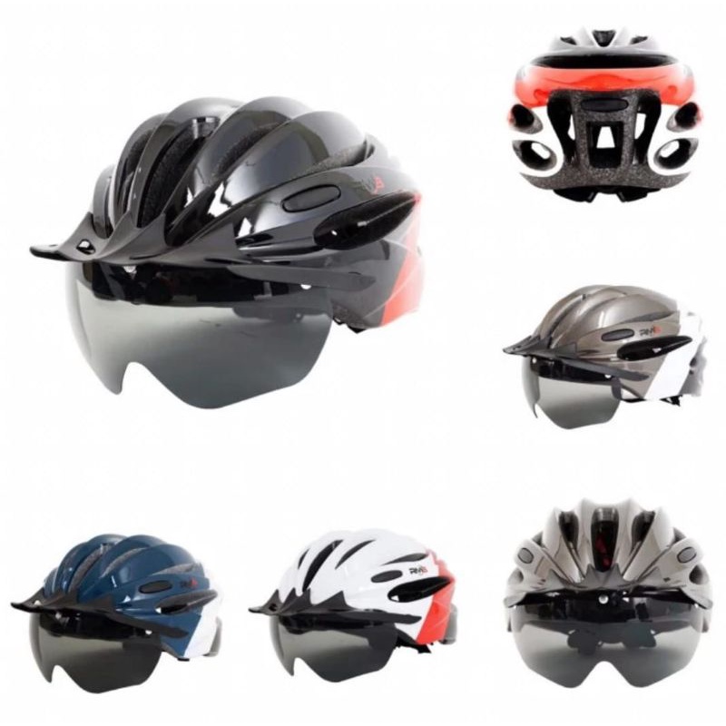 Jual Helm Gowes Element RMB WP-05 Bicycle Helmet Sun Visor | Shopee ...