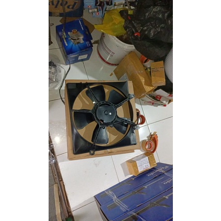 Jual fan assy radiator motor fan radiator kumplit kia carnival sedona ...