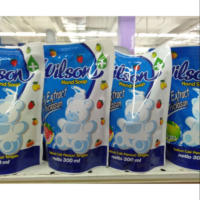 Jual Wilson hand soap antibakteri 300ml sabun cuci tangan | Shopee ...