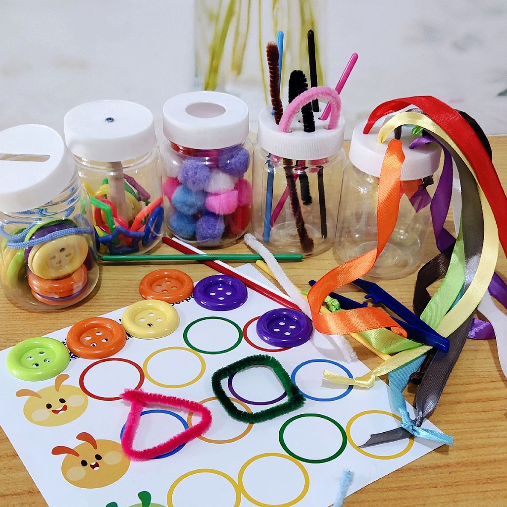 Jual Omocha Toys - Busy Jar Montessori Toys Mainan Sensori Edukasi Anak ...