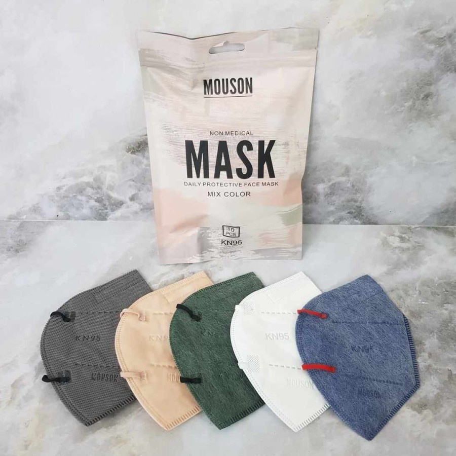 Jual MASKER KN 95 MOUSON MIX 5 WARNA 5 PLY | KN 95 MOUSON WARNA MIX 5 ...