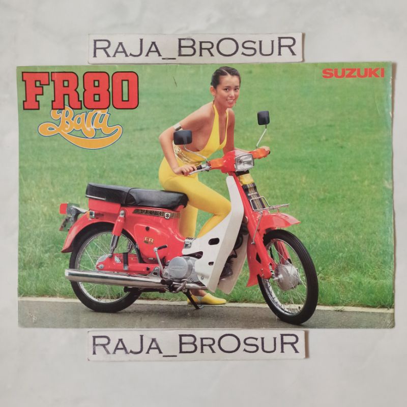 Jual Poster brosur katalog leaflet jadul lawas Suzuki FR80/Suzuki FR 80 ...