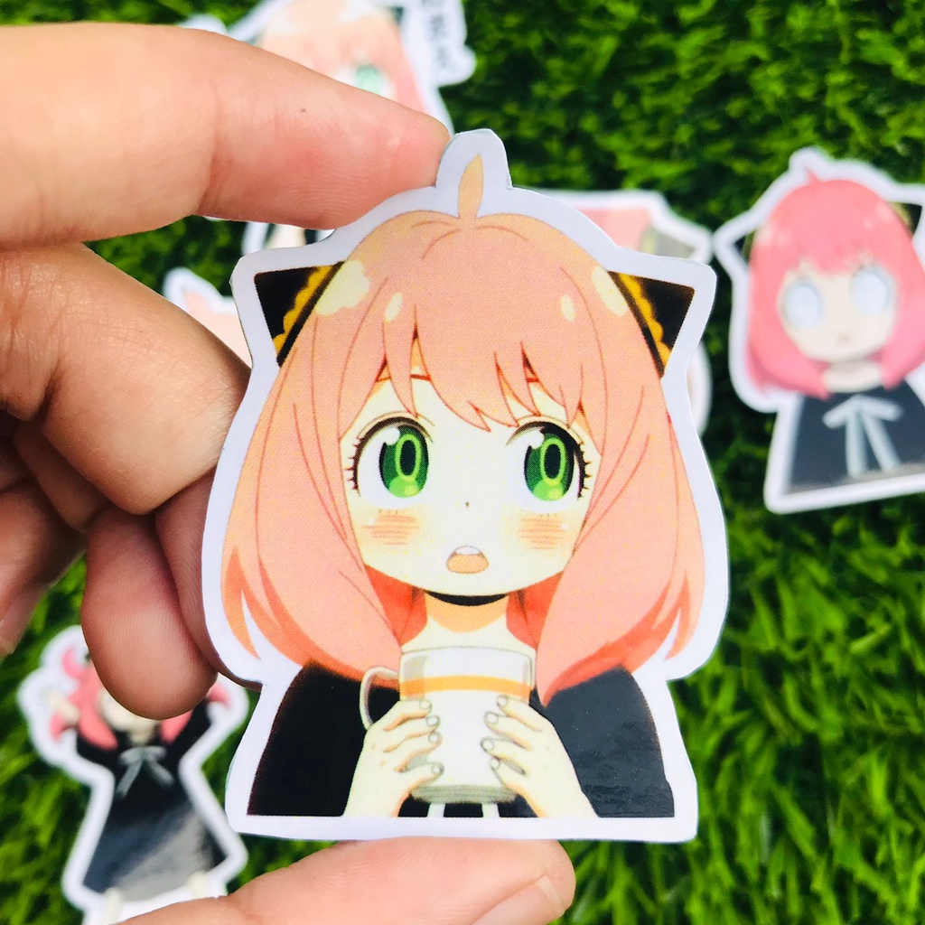 Jual Stiker Anya Forger Karakter Anime Spy X Family Sticker | Shopee ...