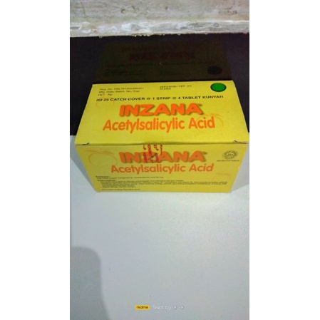 Jual OBAT PENURUN PANAS,DEMAM INZANA TABLET @4tablet | Shopee Indonesia