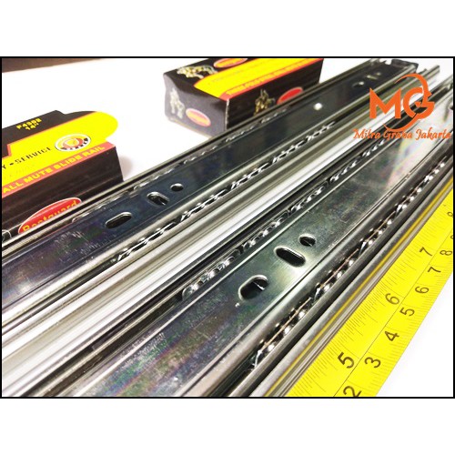 Jual MG REL LACI 36CM / RELL SLIDING LACI 36 CM BESI DOUBLE TRACK BALL ...