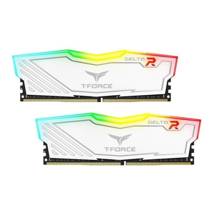 Jual Team Delta DDR4 RGB 3200Mhz Dual Channel 16GB (2x8GB) - White ...