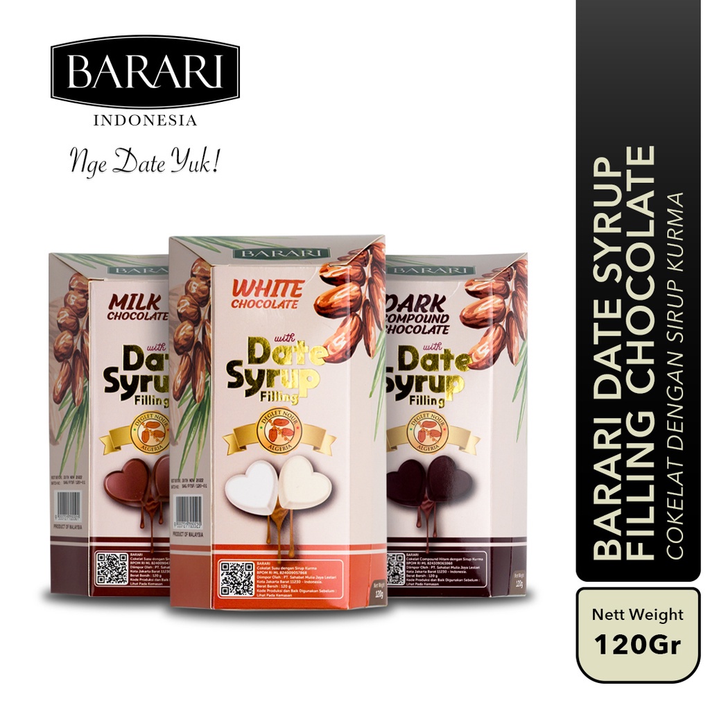 Jual Barari Date Syrup Filling Chocolate (Cokelat Dengan Sirup Kurma ...
