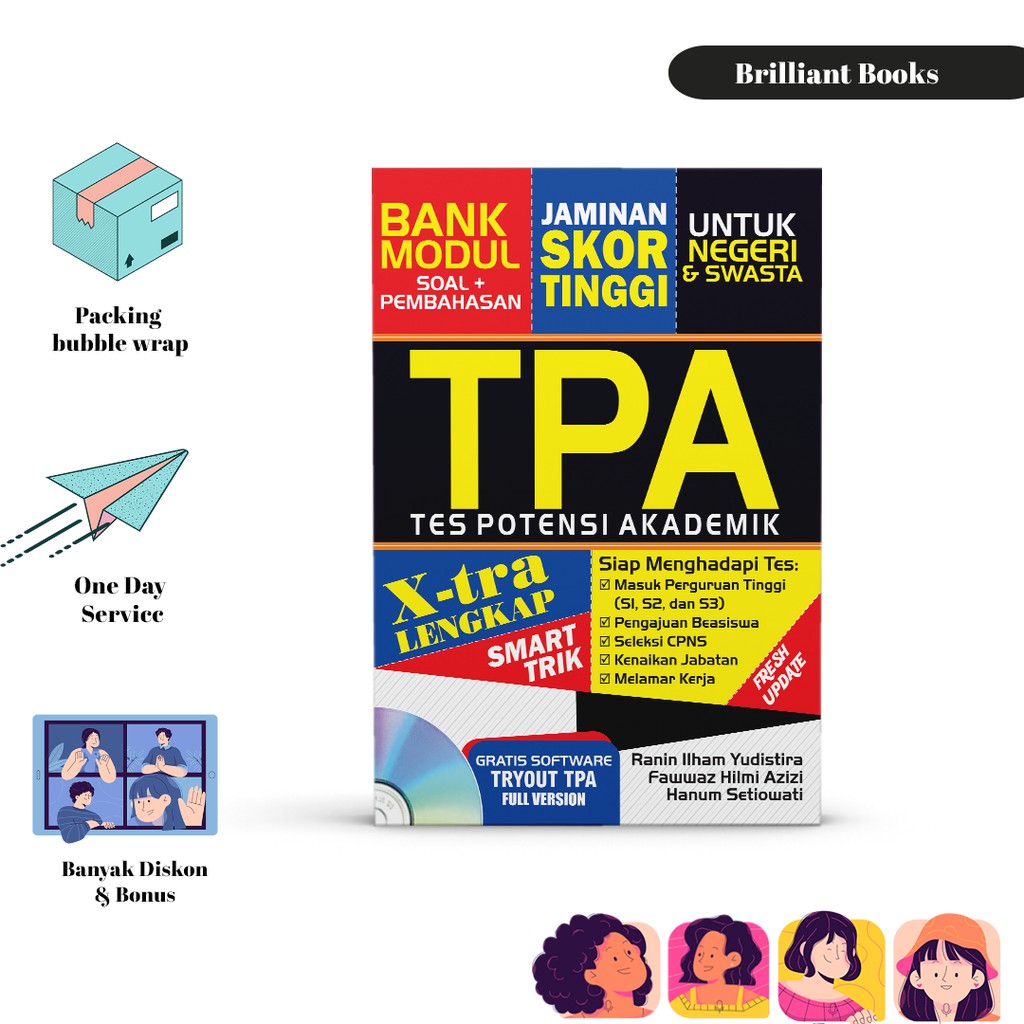Jual PROMO - Buku TPA X-Tra Lengkap (Soal + Pembahasan) - Brilliant Books | Shopee Indonesia