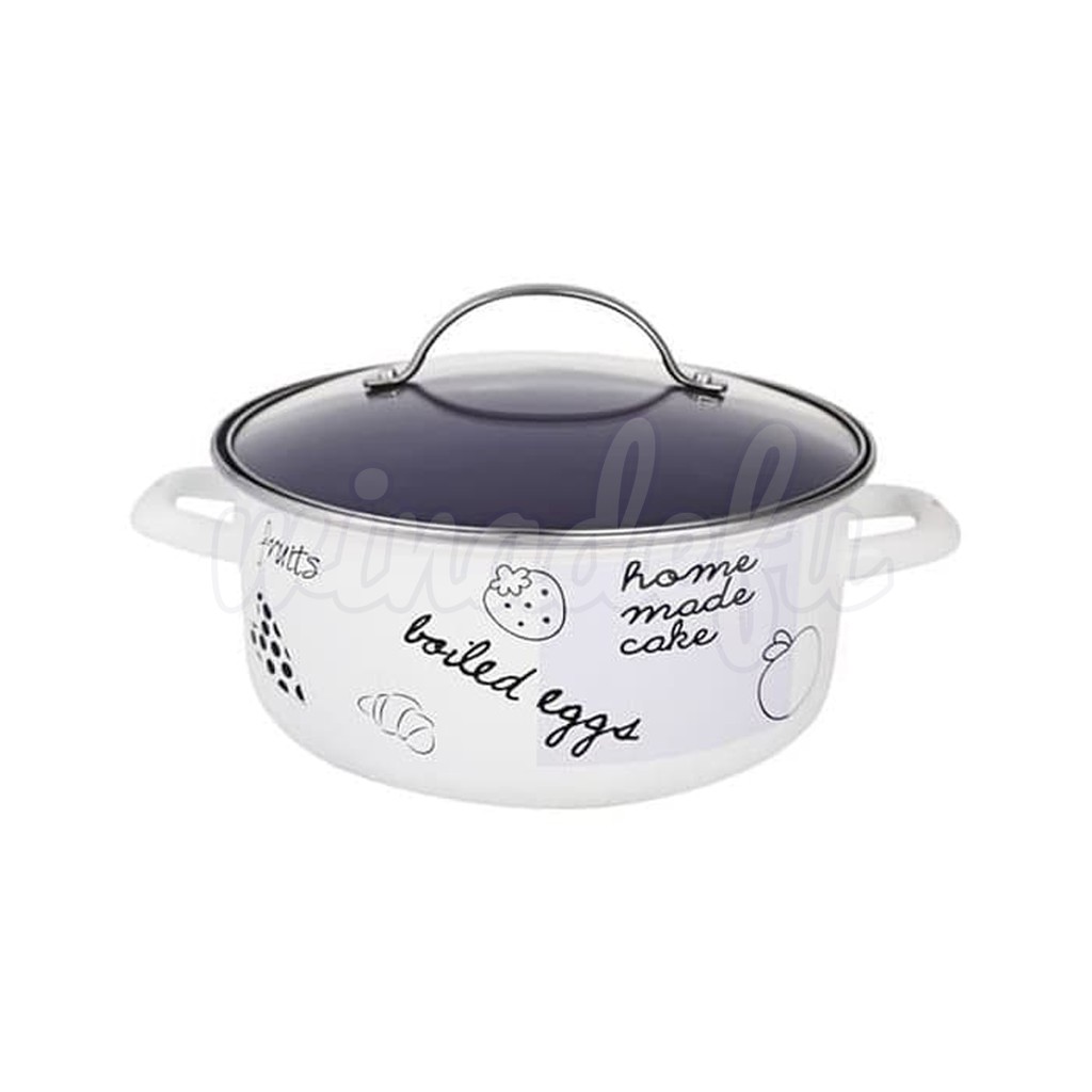Jual PANCI DUTCH OVEN ENAMEL 20 CM CHEFINA FAMILY COOKING SERIES ...