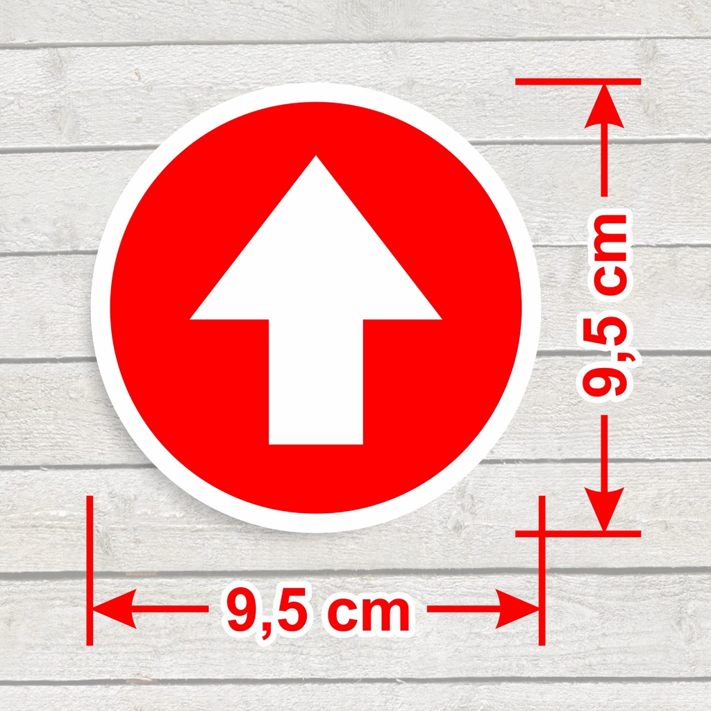 Jual Sticker Vinyl Sign Penunjuk Arah Rambu Panah Stiker Marka Arrow 9 ...