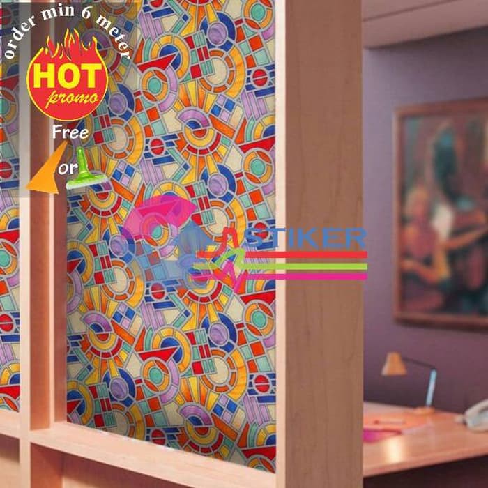 Jual PROMO SPESIAL STIKER / STICKER KACA SANDBLAST DECORATIF MOTIF ...