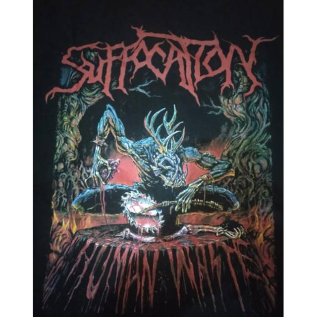 Jual T-Shirt Brutal Death Suffocation - Human Waste | Shopee Indonesia