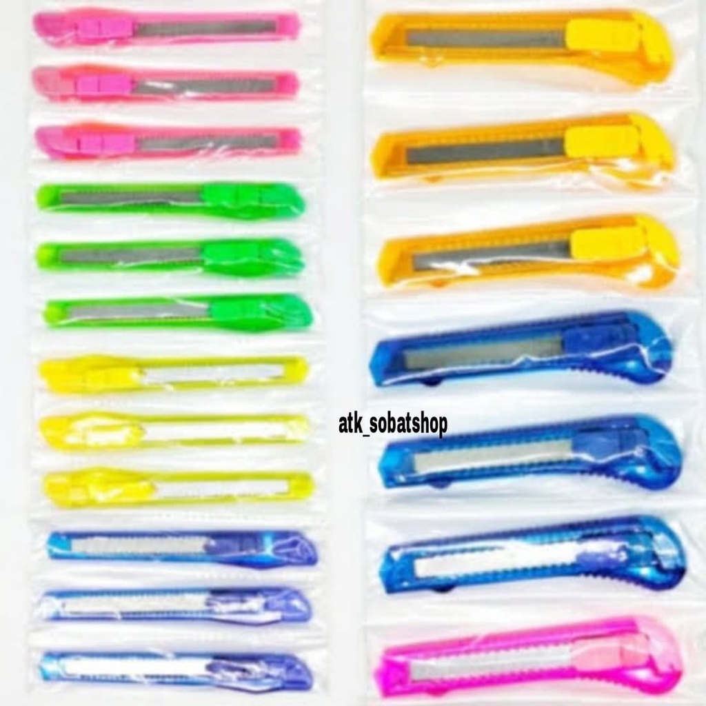 Jual Cutter/Pisau Cutter Plastik Besar/Kecil (/PCS) | Shopee Indonesia