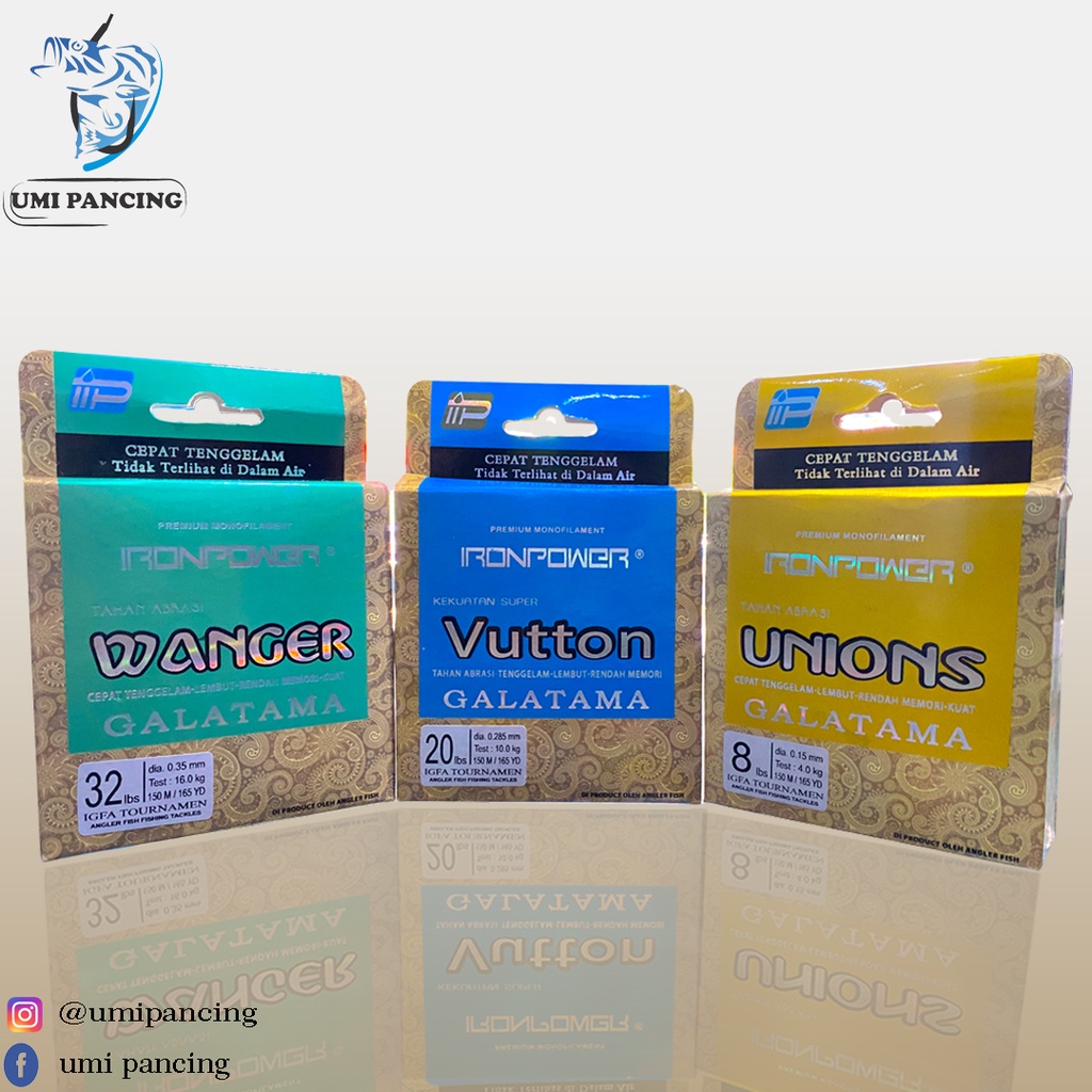 Jual SENAR PANCING KUAT WANGER/UNION/VUTTON GALATAMA,IRONPOWER ...