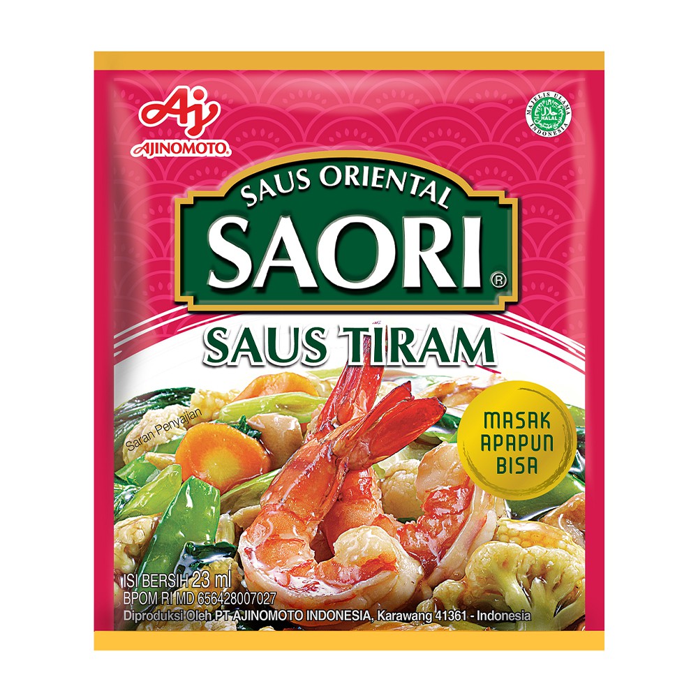 Jual SAORI® Saus Tiram Sachet 23ml Saos Oriental Oyster Sauce | Shopee ...