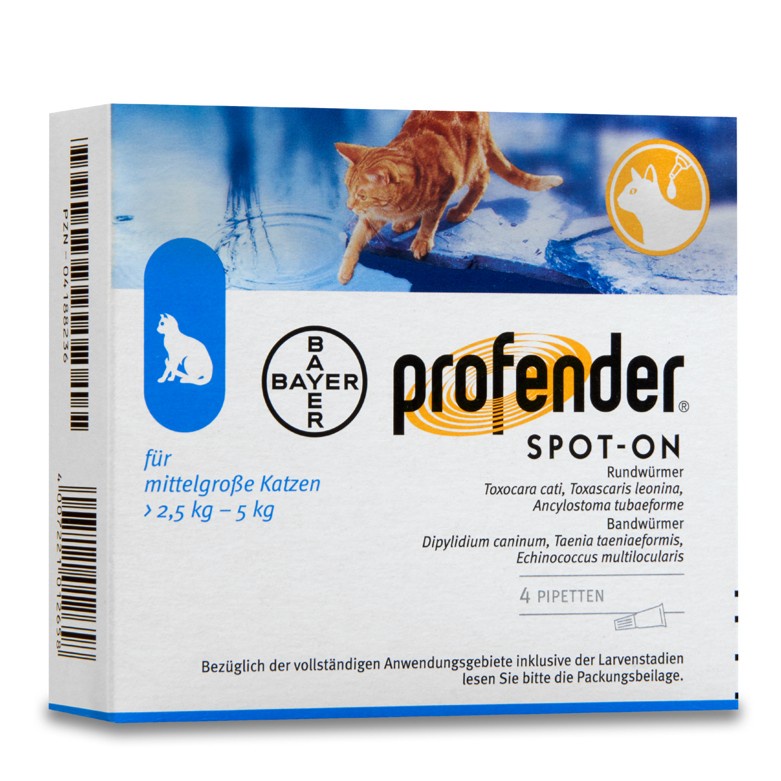 Jual Profender Spot-On 0,70ml For Medium Cats (1 Tube) - obat cacing ...