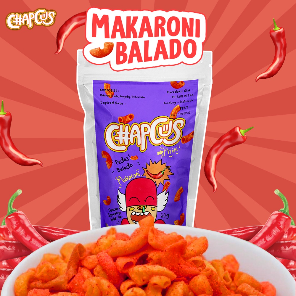 Jual MAKARONI BANTAT BALADO 60 G (MINI CHAPCUS) | Shopee Indonesia