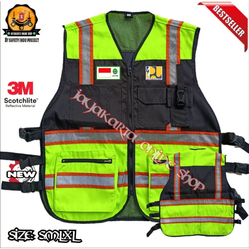 Jual ROMPI SAFETY 3M SCOTLIGHT-SAFETY VEST TASLAN-ROMPI PROYEK | Shopee ...