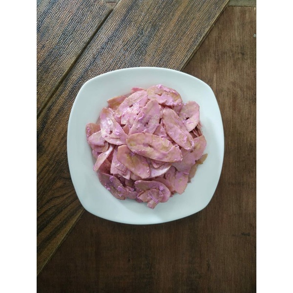 Jual Cemilan SULTAN Keripik pisang VIRAL Rasa TARO 250 gram | Shopee ...