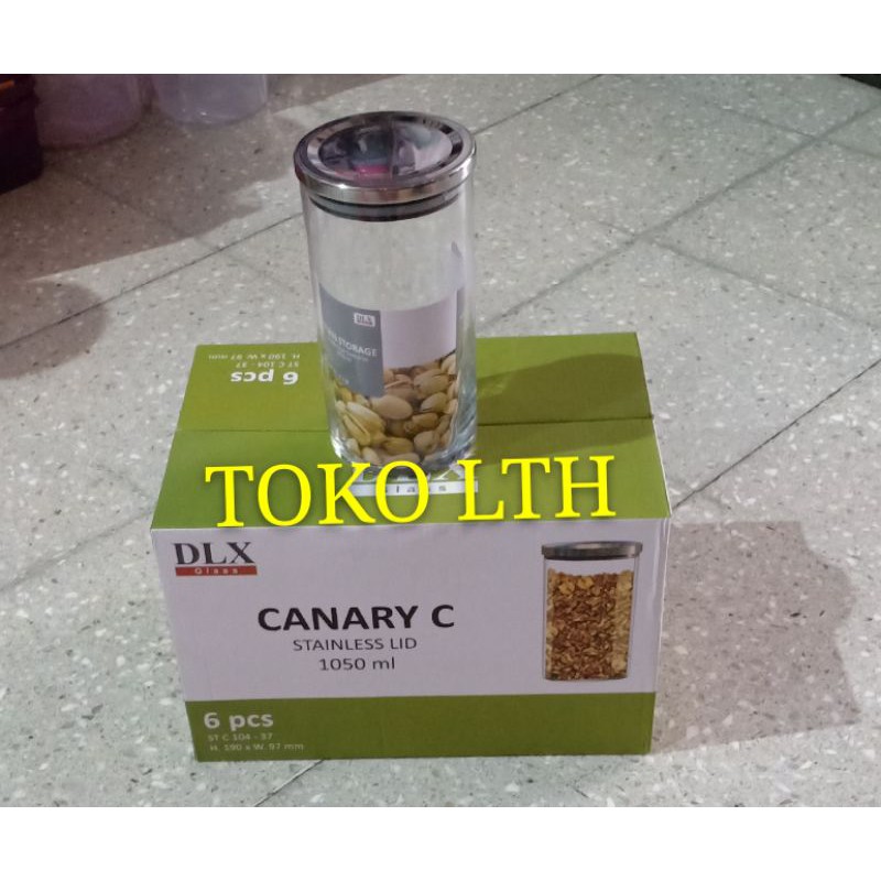 Jual TOPLES JAR KELER KACA BELING 1050 ML STAINLESS CANARY C KEDAP UDARA SEAL CANISTER | Shopee ...