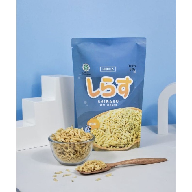 Jual TERI OVEN SHIRASU LOCCA / SNACK CAMILAN PENDAMPING MAKANAN ISI 80 ...