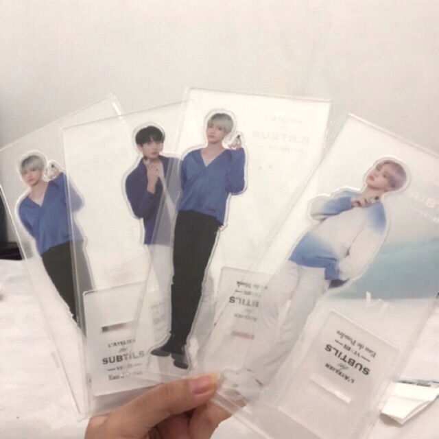 Jual L’atelier Acrylic Standee BTS V Jimin Jungkook + black elegant box ...