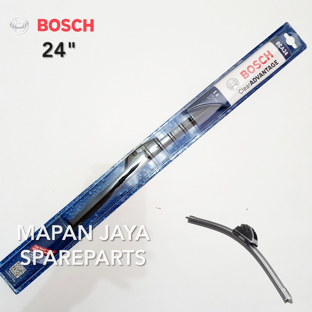 Jual BOSCH WIPER 24 INCH 60 CM (FRAMELESS) | Shopee Indonesia