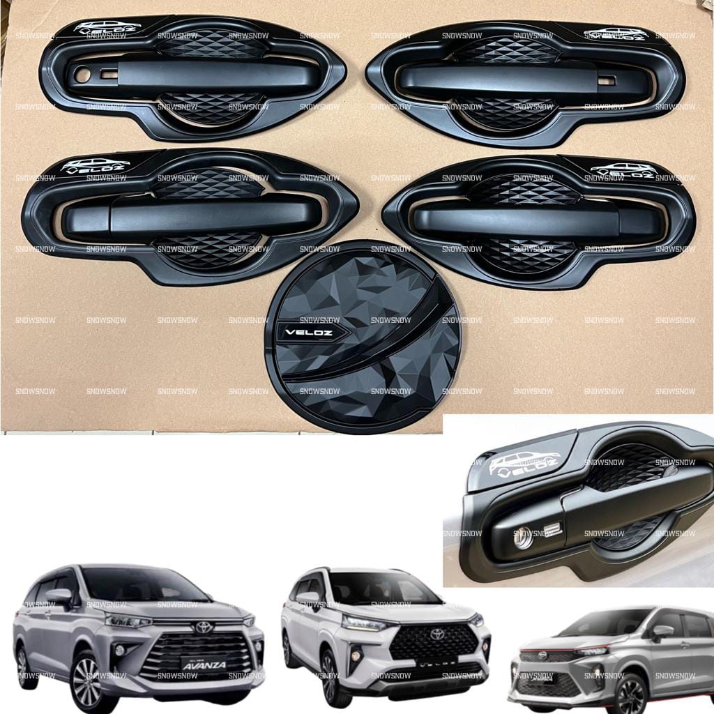 Jual Paket Outer Handle Tank Cover Avanza Xenia Veloz 2022 2023 2024 2025 2026 UP Hitam | Shopee ...