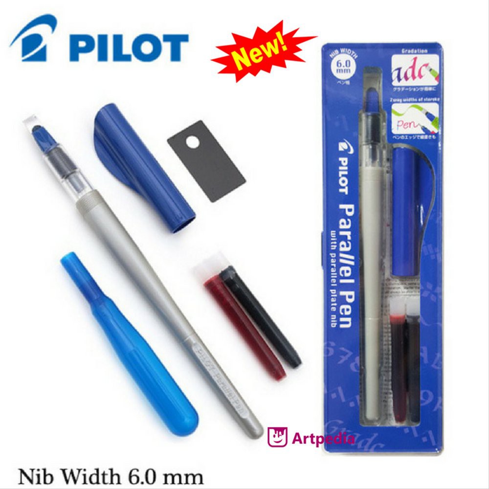 Jual Dijual Pilot Parallel Calligraphy Pen 6.0 mm Nib - Parallel Pen ...