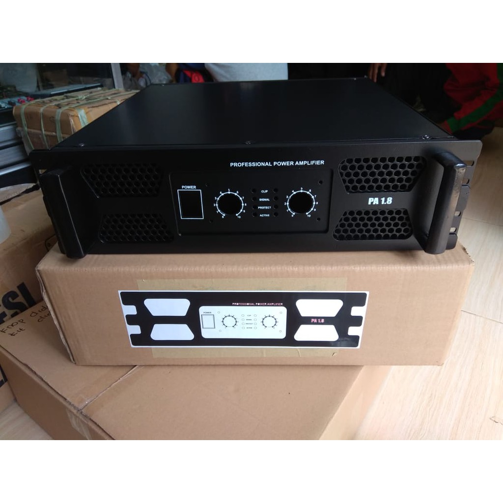 Jual BOX POWER AMPLIFIER PA 1.8 box PA1.8 box power PA 1.8 | Shopee ...