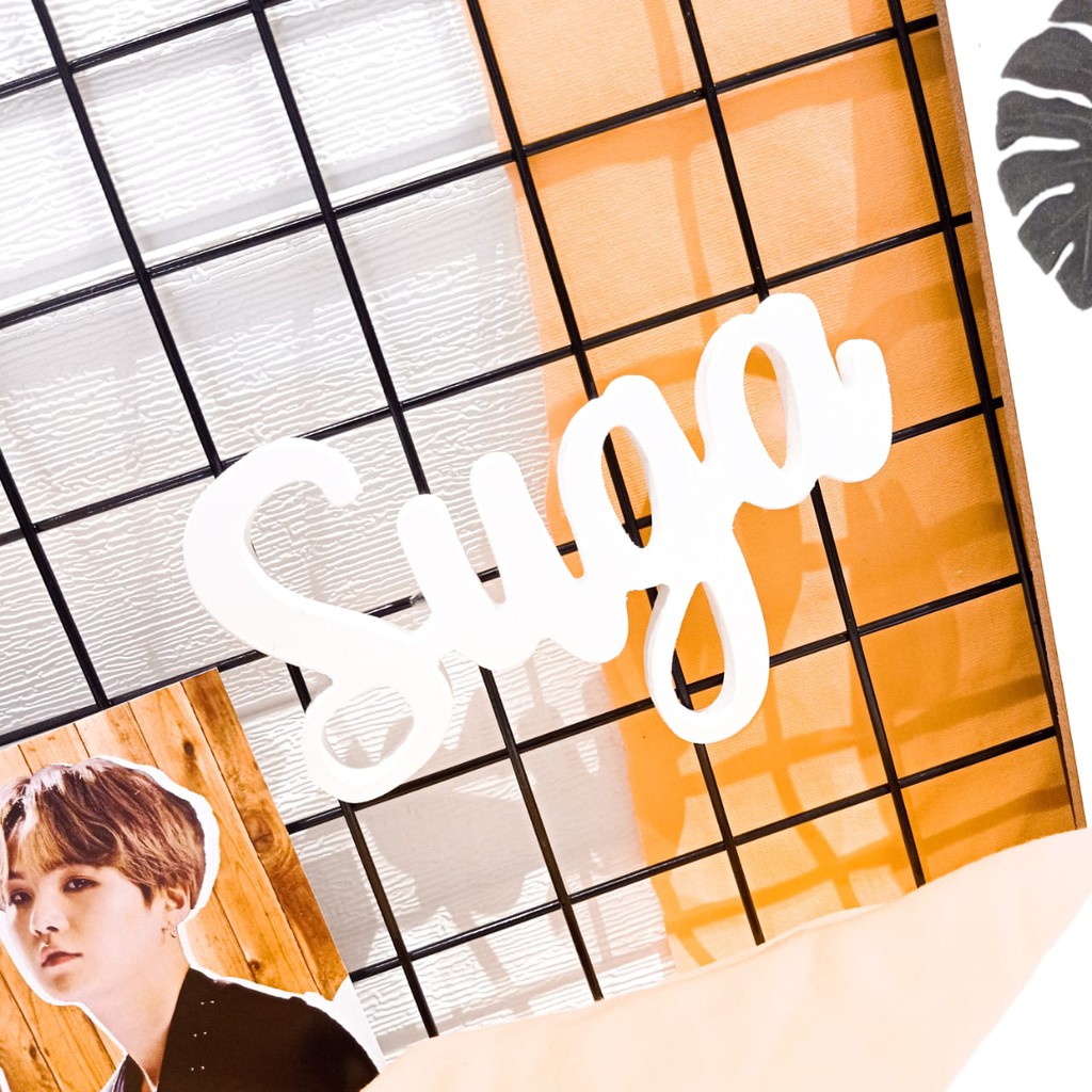 Jual Standee Wooden Letter Kpop BTS V EKSO NCT SKZ SVT Latin Room ...