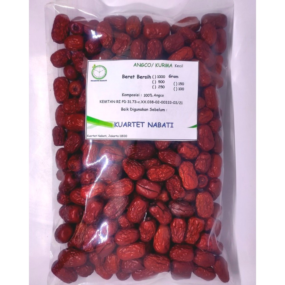 Jual 1000gr Angco - Hong Zao (Red Dried Dates) Premium Dengan Varian ...