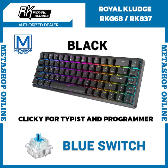 Jual ROYAL KLUDGE RKG68 RK837 65% MECHANICAL KEYBOARD GAMING RGB ...