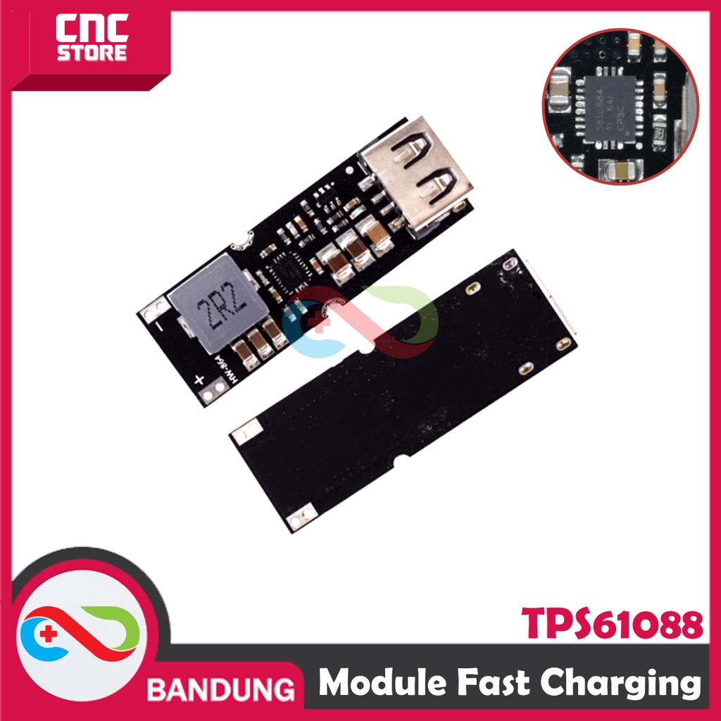 Jual MODULE CHARGER FAST CHARGING 8A QC3.0 TPS61088 5V 9V 12V | Shopee ...