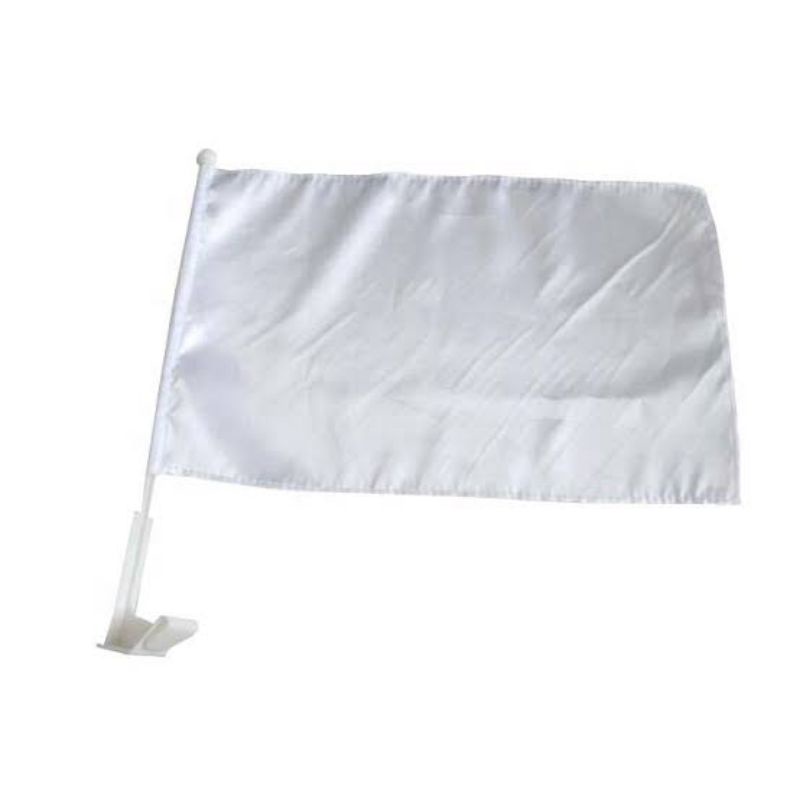 Jual Bendera polos bijian ( 90 x 60 ) Putih - murah berkualitas ...