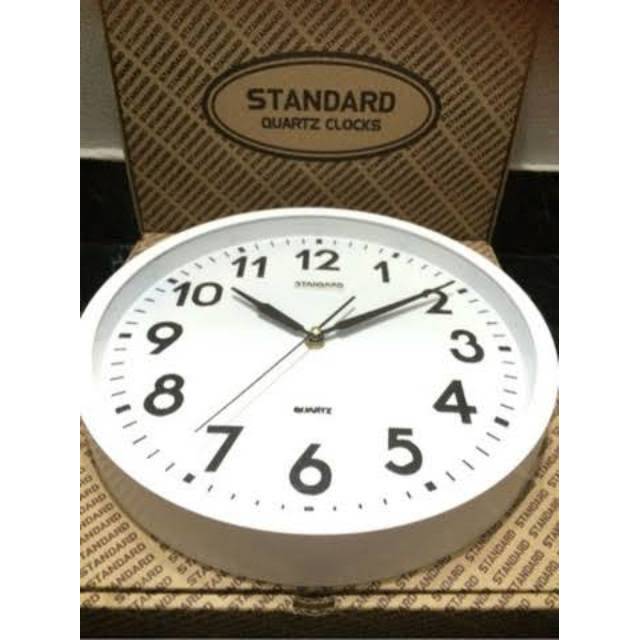 Jual Jam Dinding Standard 282 BW 30 CM Frame Tebal | Shopee Indonesia