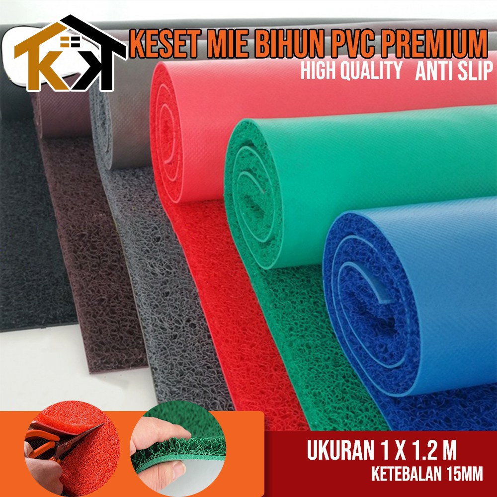 Jual (KK)Keset Karpet Karet PVC Mie TEBAL/ Keset RUMAH Bihun Tebal 15mm ...