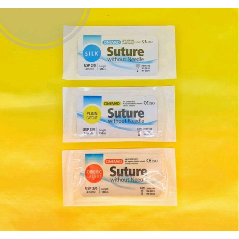 Jual Suture/Catgut/Benang Jahit Plain/Silk Chromic | Shopee Indonesia