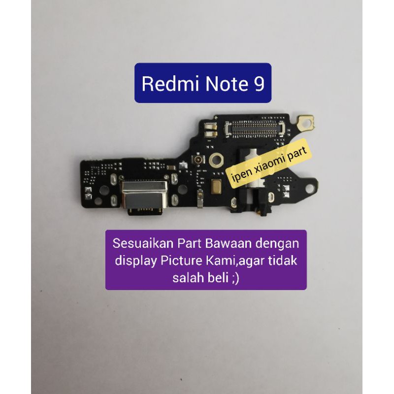 Jual Konektor Cas Redmi Note 9 Xiaomi Connector Charging Papan Ui Board