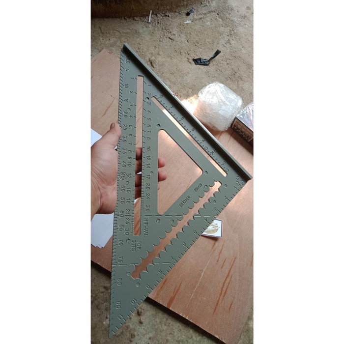 Jual Speed Square 12 inch Jumbo Penggaris Woodworking Siku Segitiga ...