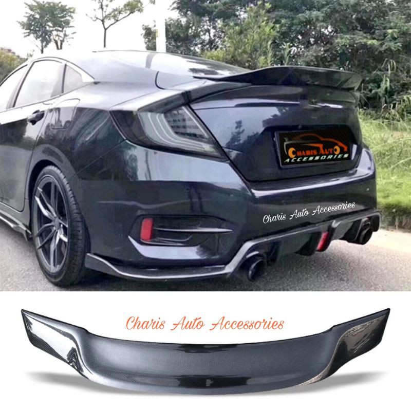 Jual DUCKTAIL CIVIC TURBO SEDAN 2016 - 2021 UP V3 ORI ASLI IMPORT ...