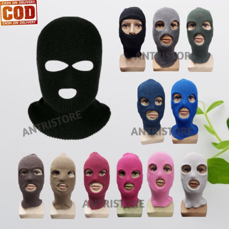 Jual COD TOPI SEBO TOPI KETHU TOPI NINJA TOPI MASKER FULL FACE TOPI ...
