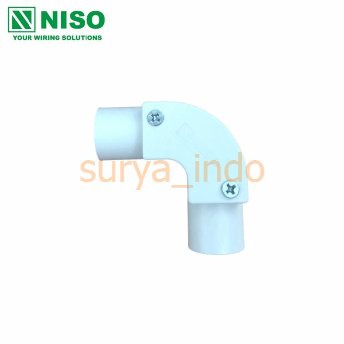 Jual ELBOW PIPA LISTRIK 20 MM NISO - ELBO / L / KENI / KNEE PIPA ...
