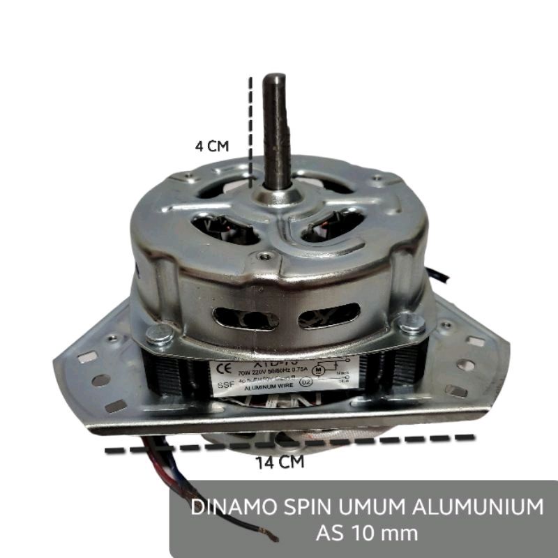 Jual DINAMO MESIN CUCI PENGERING UMUM 70 WATT / MOTOR PENGERING MESIN CUCI UMUM UNIVERSAL AS 10 ...