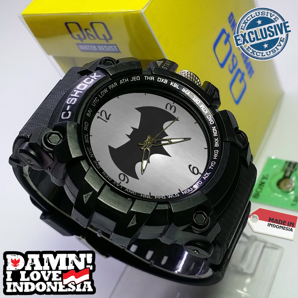 Jual Jam Tangan Custom BATMAN 2 Outdoor | Shopee Indonesia