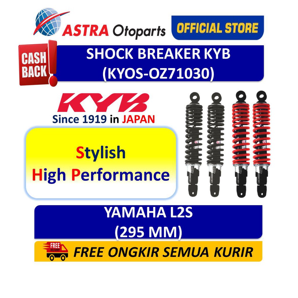 Jual Shock Breaker Belakang KYB OS Motor Yamaha L2S KYOS-OZ71030 ...